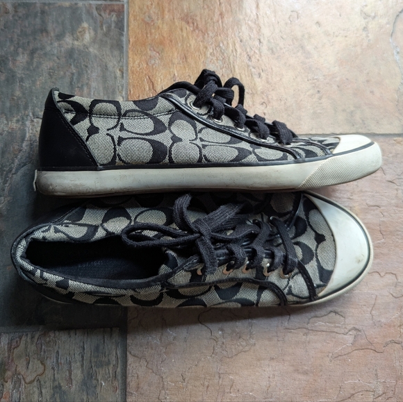 Coach | Shoes | Coach Barrett Logo Sneakers 9 | Poshmark